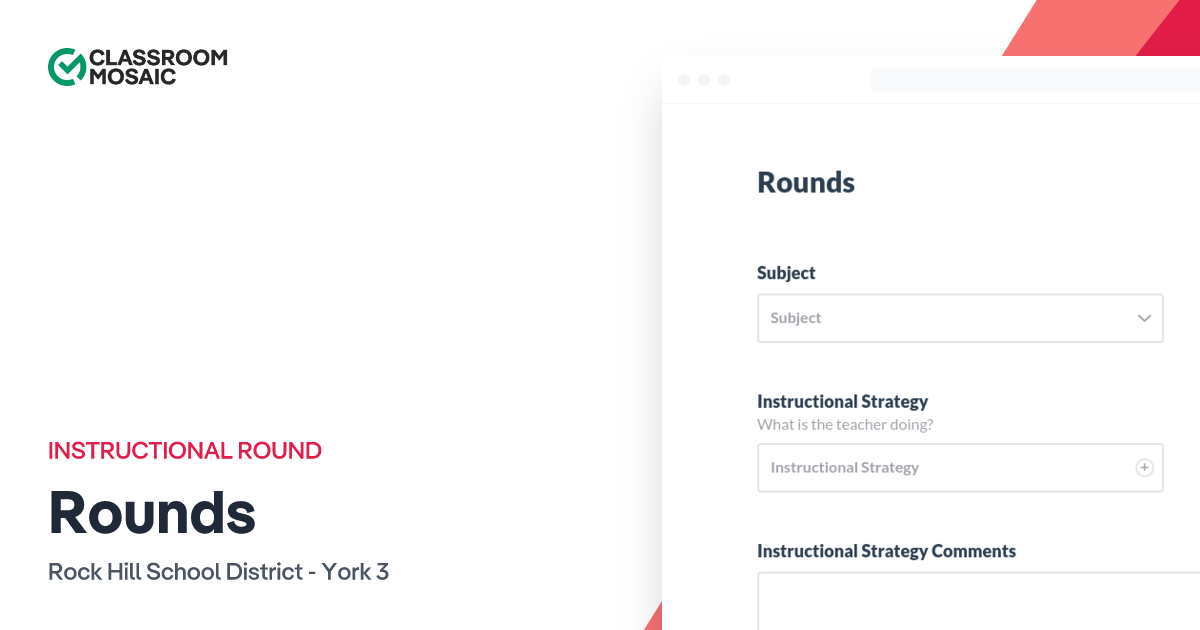Rounds | Teacher Observation Form