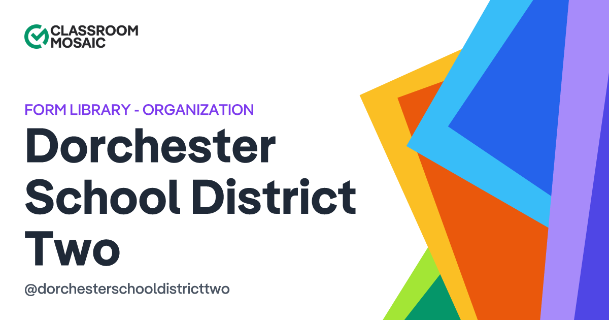 Dorchester School District Two's Teacher Observation Forms
