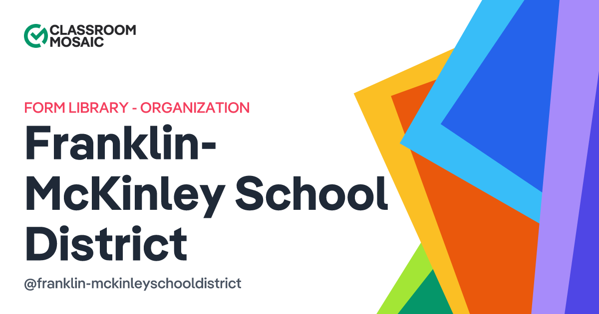 Franklin-McKinley School District's Teacher Observation Forms