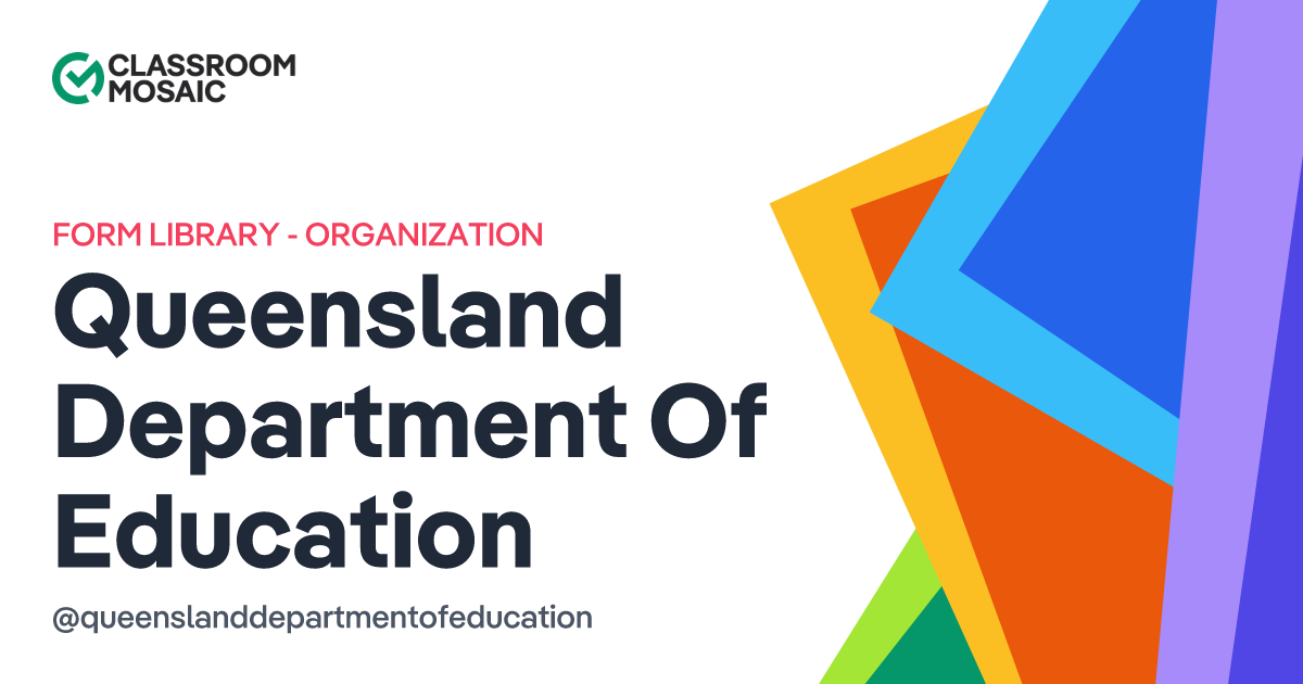 Queensland Department Of Education's Teacher Observation Forms